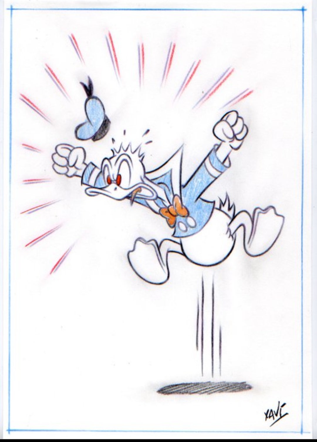 Original Donald Duck Drawings by Disney Illustrators - Etsy