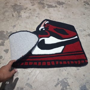 Jordan 1 Rug Air Jordan Rug Red Shoe Rug Basketball Shoes Rug Home ...
