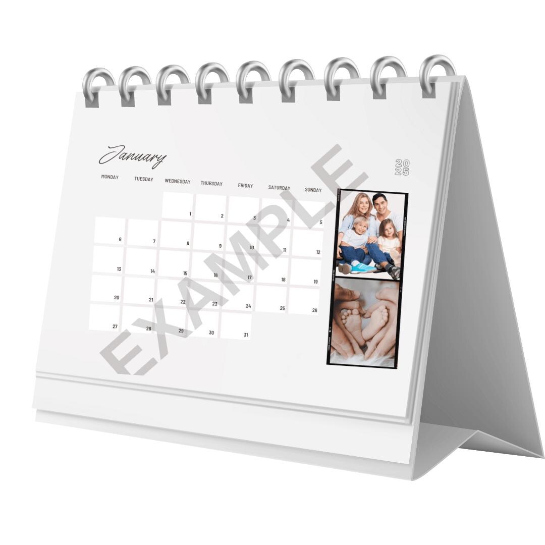 2025 New Year Calender Personalized Family Table Calendar - Etsy