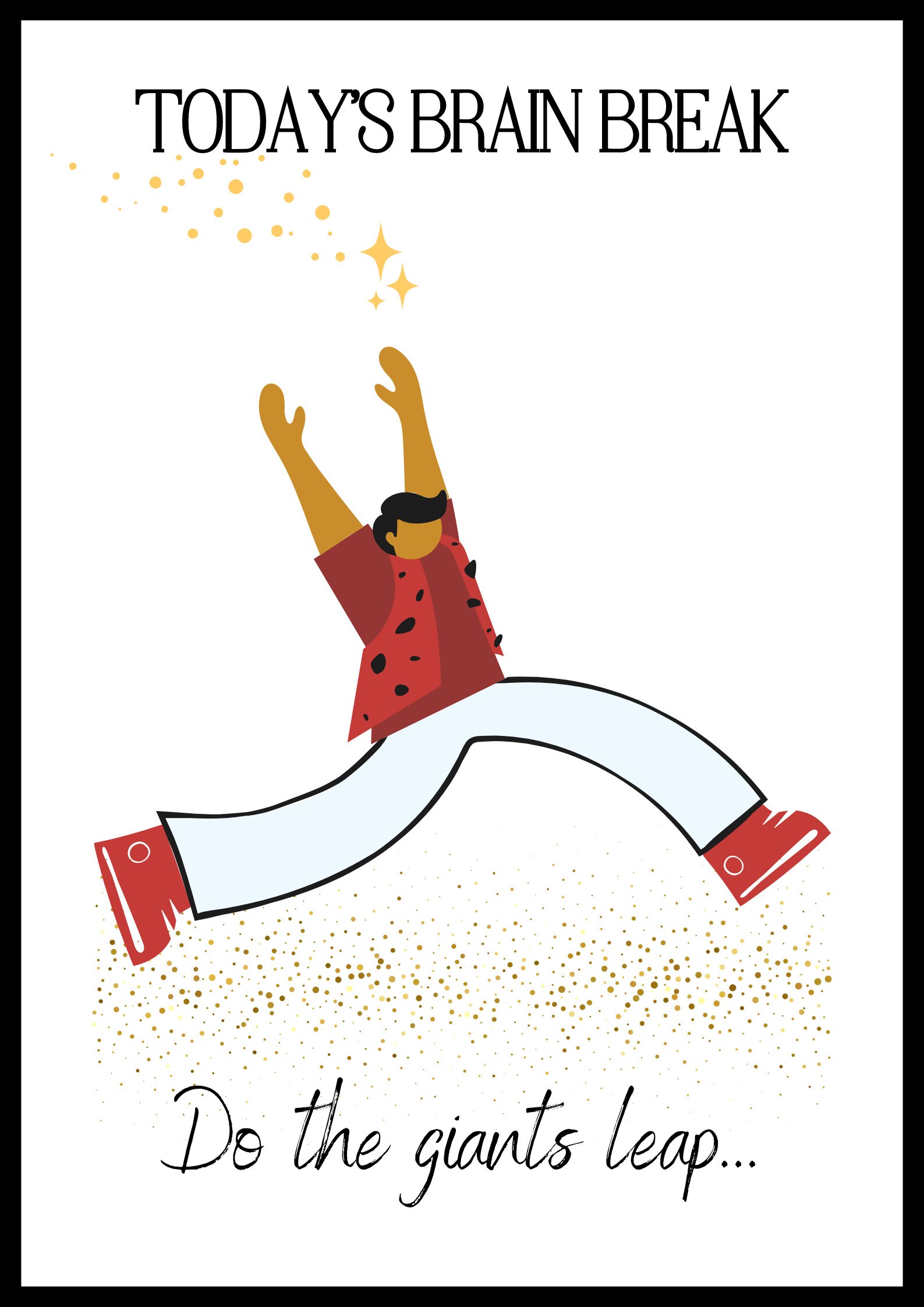 Daily Brain Break Cards Printable - Etsy