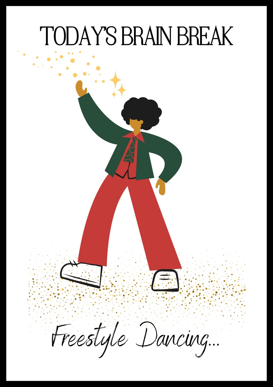 Daily Brain Break Cards Printable - Etsy