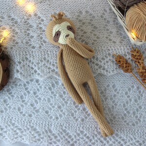 Sloth Crochet PATTERN Amigurumi Tutorial Toy - Stuffed Zoo Animals - Etsy