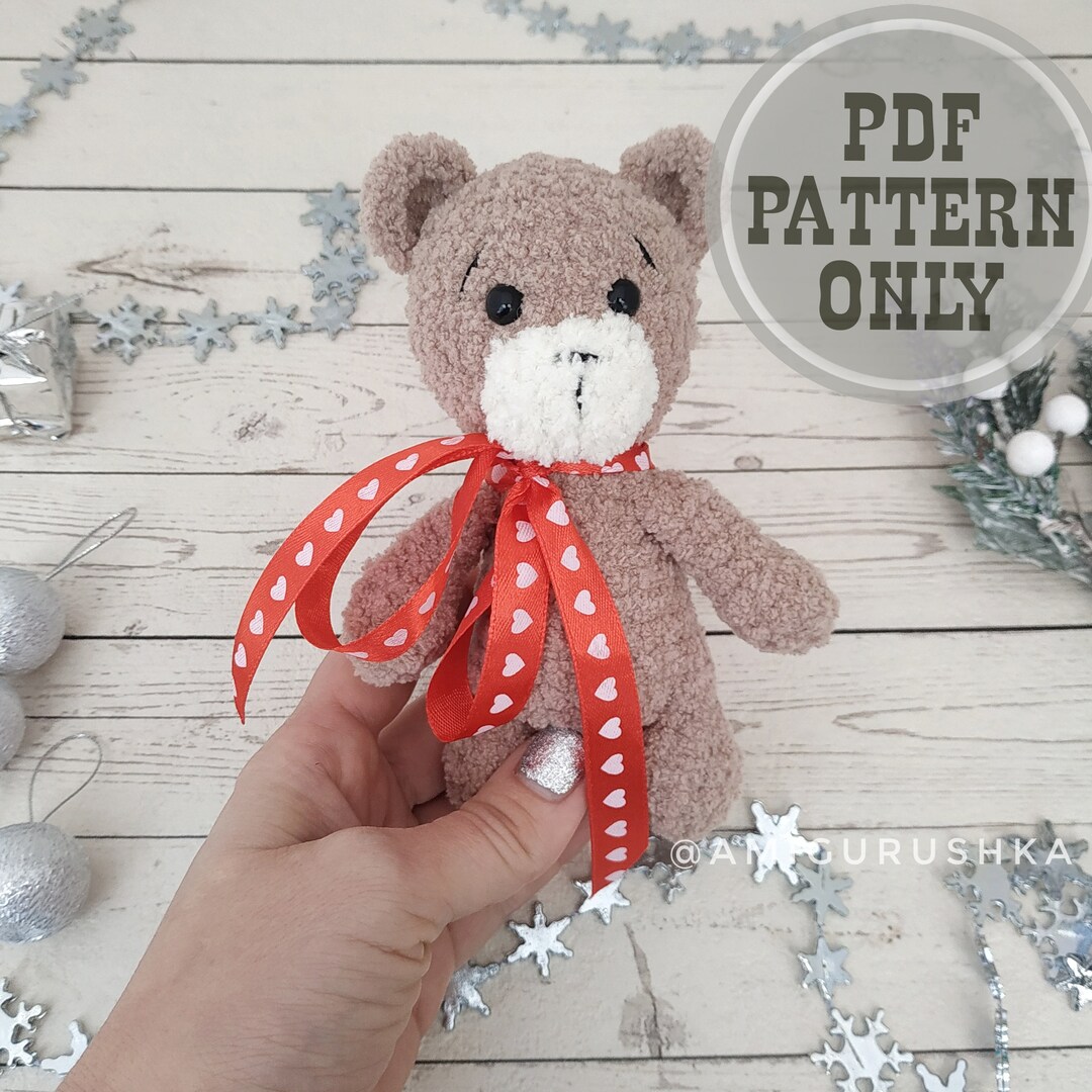 Plush Teddy Bear Pattern - Amigurumi Pattern Mama Bear - Memory Bear Pattern - Etsy
