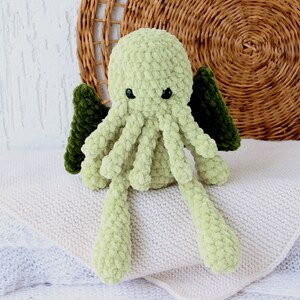 Cthulhu Plush Idol Crochet PATTERN Chibi Cthulhu Amigurumi Plushie ...