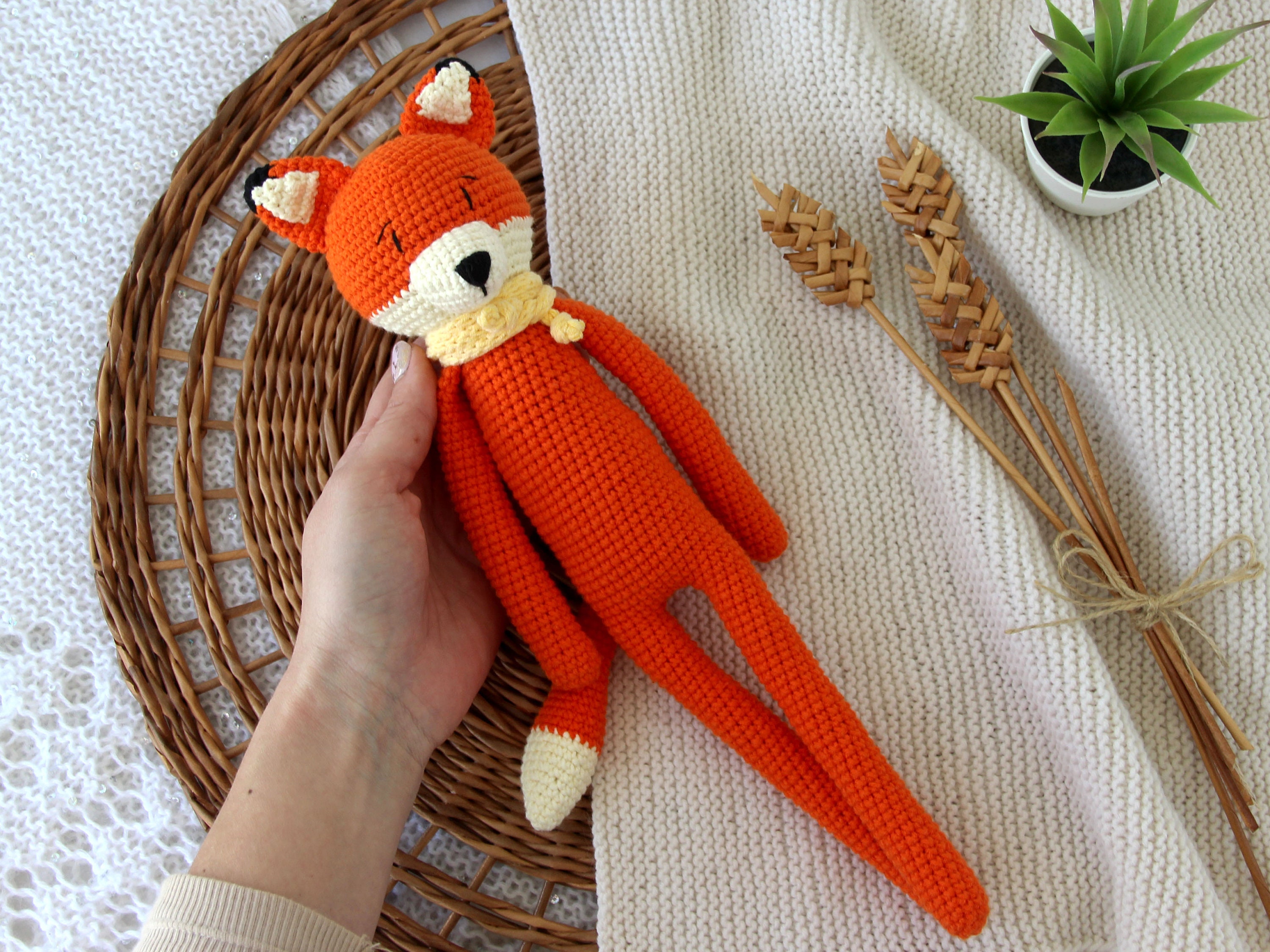 Fox Plush Crochet PATTERN - Etsy