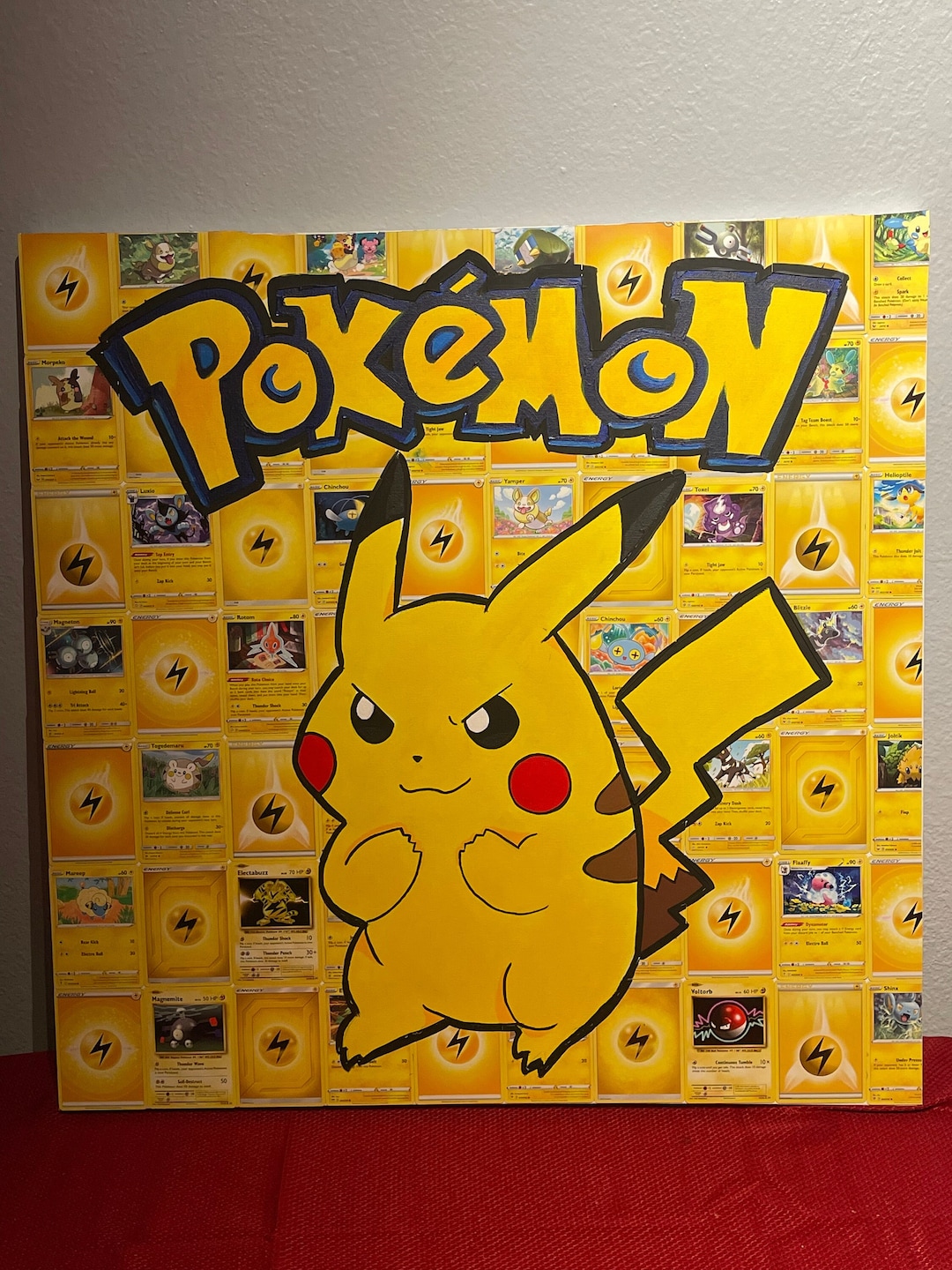 Pikachu Pokémon Card Artwork - Etsy