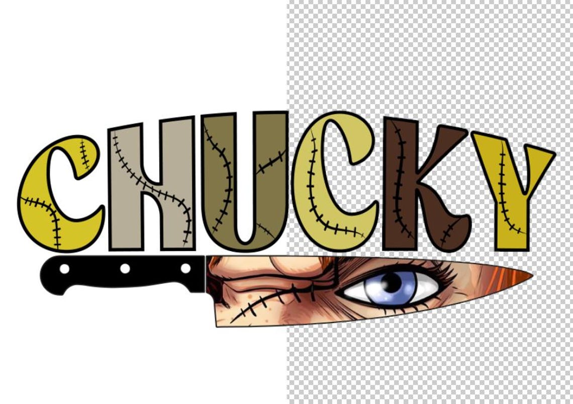 Creepy Chucky Face Art: Horror Halloween Design (SVG, PNG, JPG) - Etsy