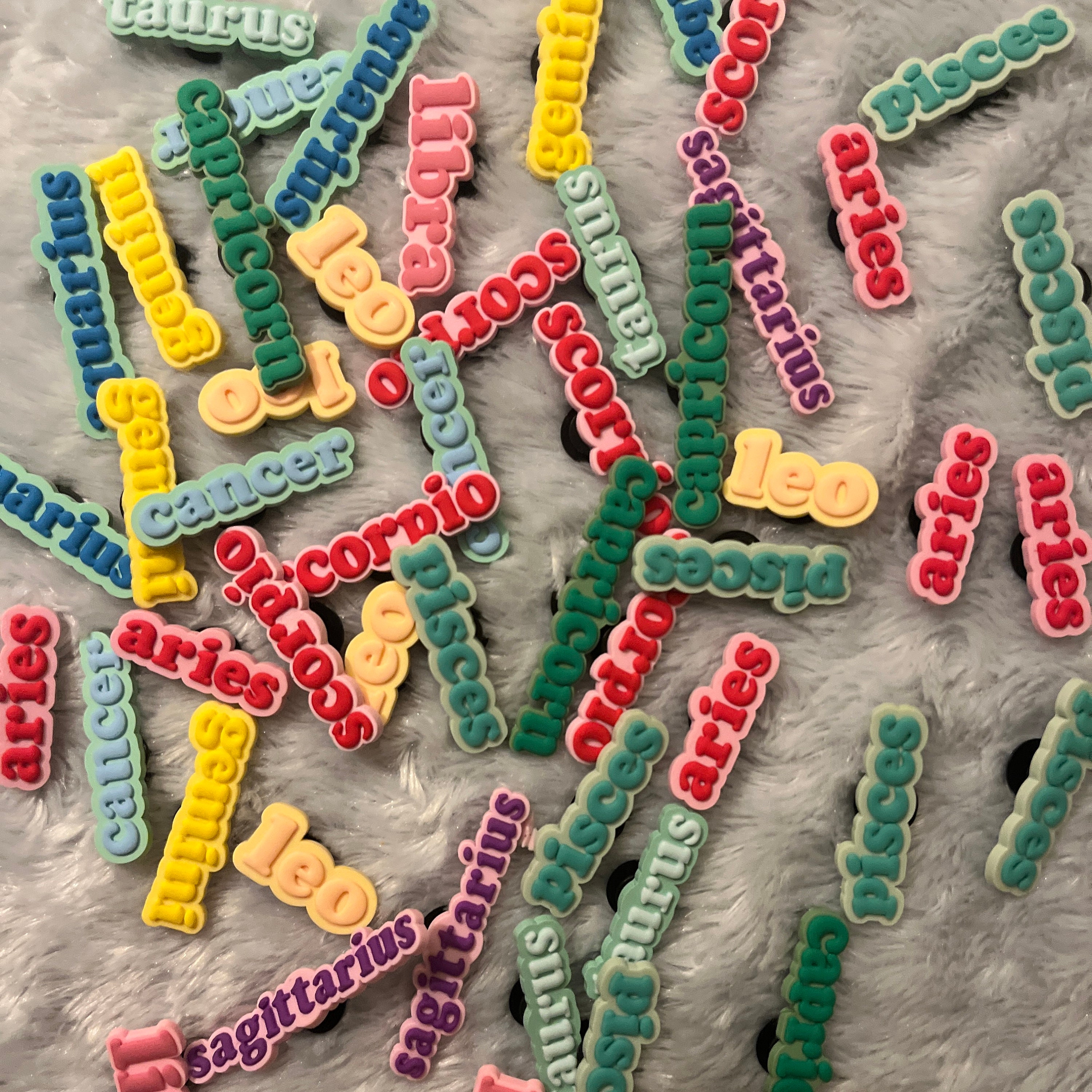 Jibbitz Croc Charms Zodiac Star Sign Birthday - Etsy UK