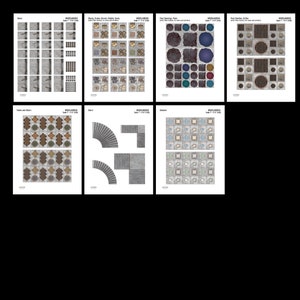 Printable Dungeon Tiles for Dungeons and Dragons - Dnd / Tabletop ...
