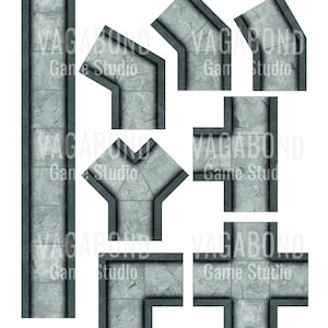 Printable Dungeon Tiles for Dungeons and Dragons - Dnd / Tabletop ...