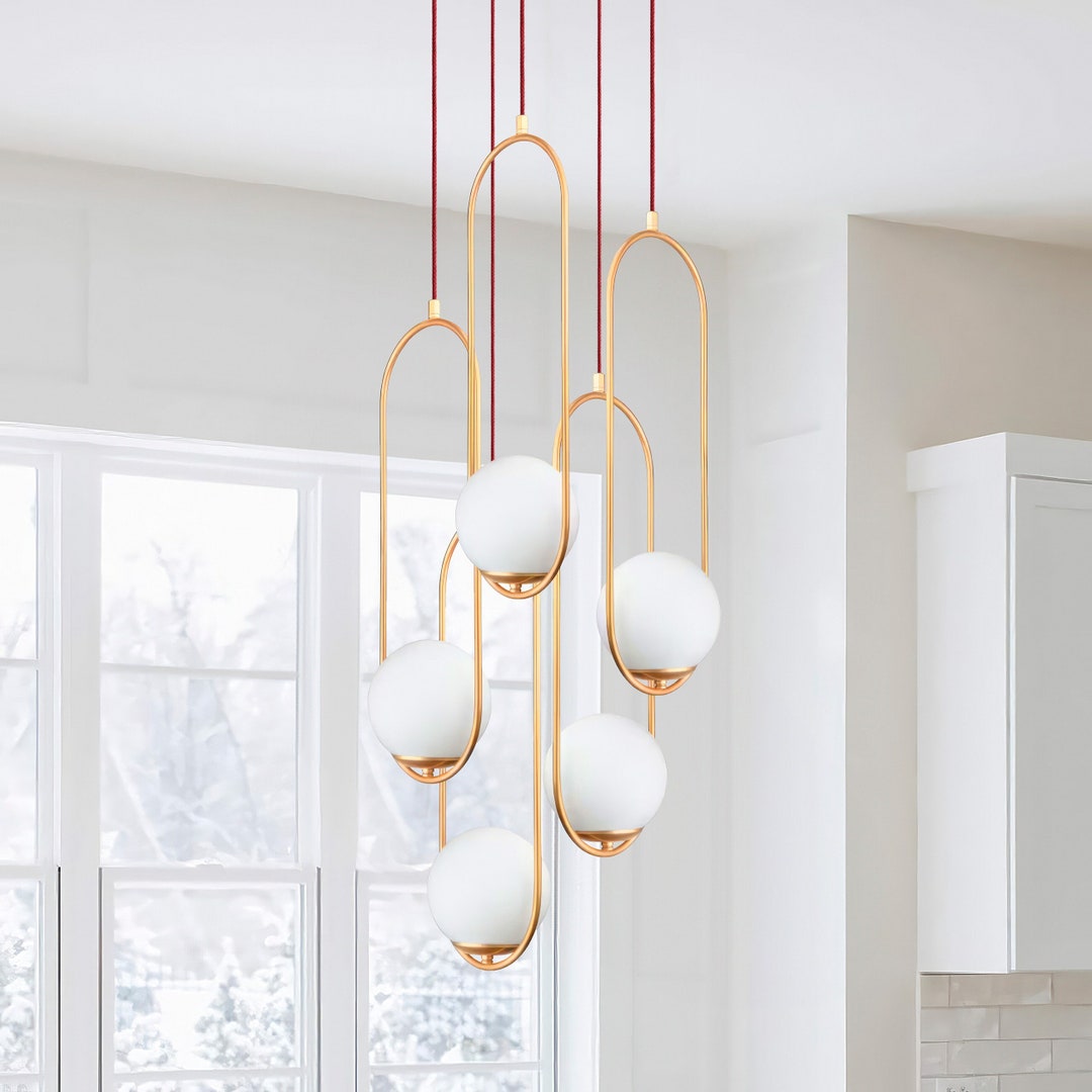 Cluster Pendant Lights, Stairwell Lighting, Candelier, Chandelier ...