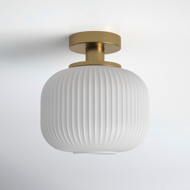 Round Ceiling Light,glass Ceiling Light,bedroom Ceiling Light,living ...