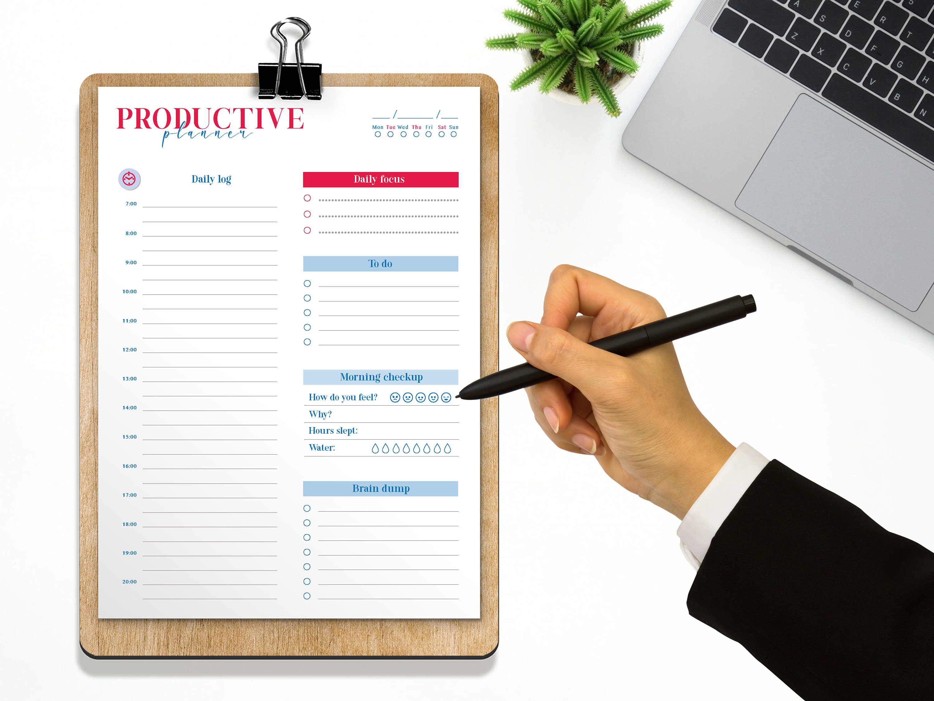 Digital Template Productive Planner A4 Maximize Your Productivity in ...