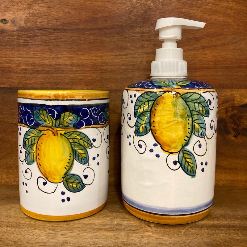 Ceramic Lemon Dishes - Etsy