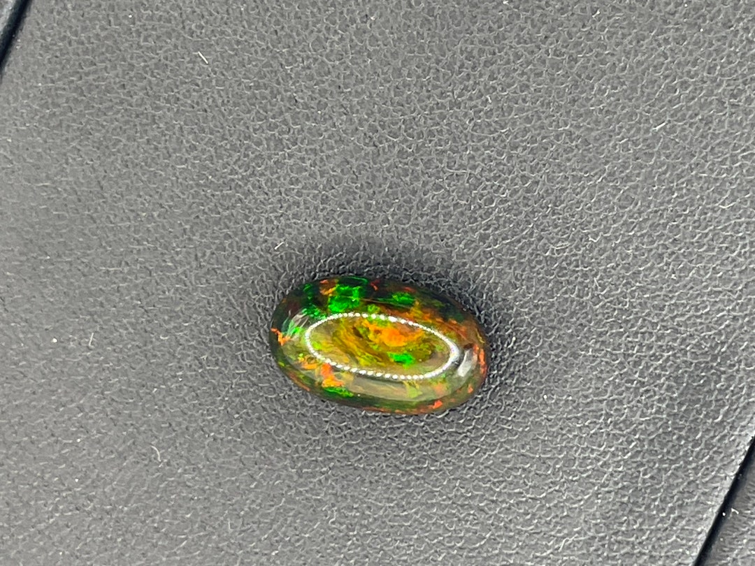 Magnificent Black Opal 3.94 Ct Natural - Etsy Australia