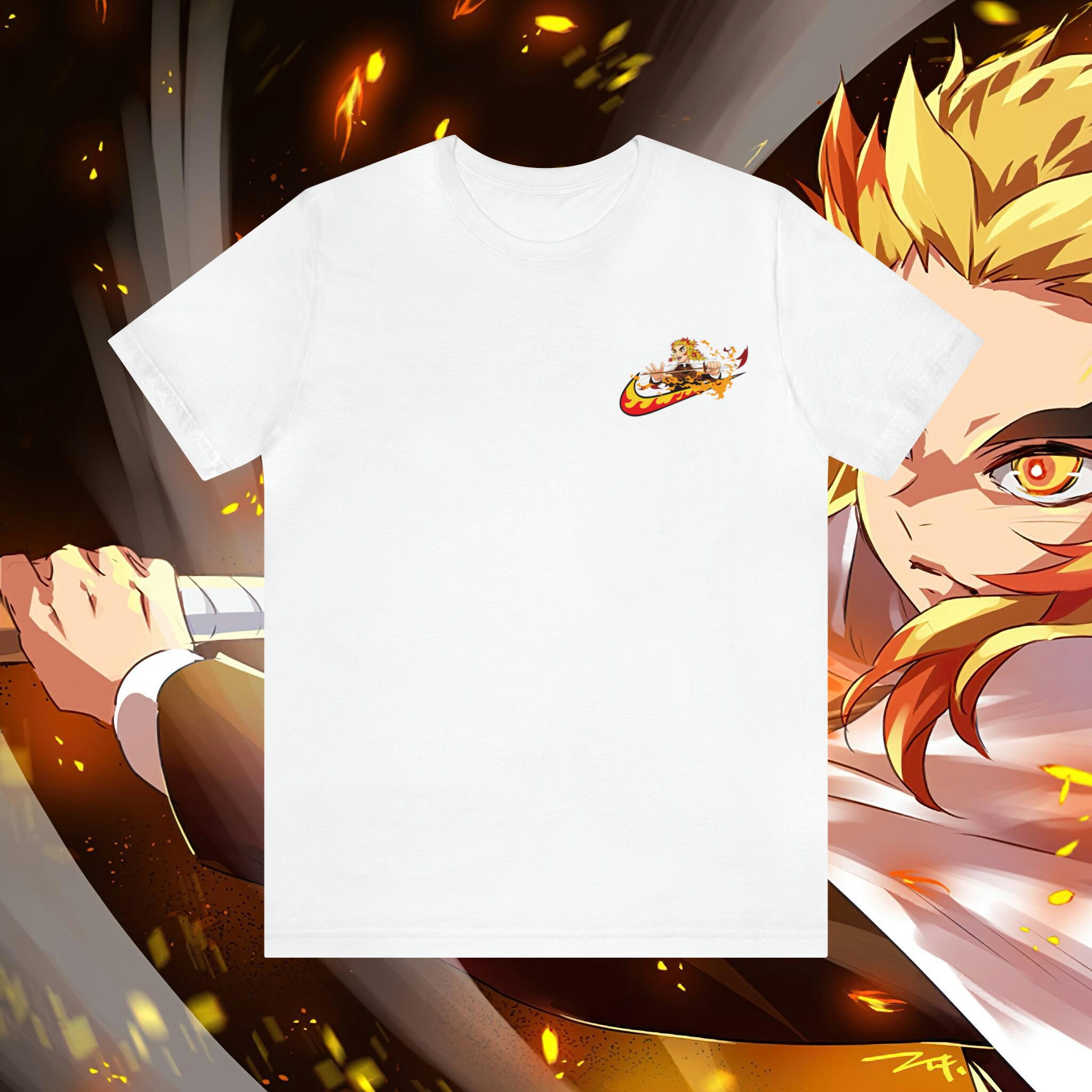 Tee-shirt Kyojuro Rengoku Demon Slayer / T-shirt Kyojuro Rengoku ...