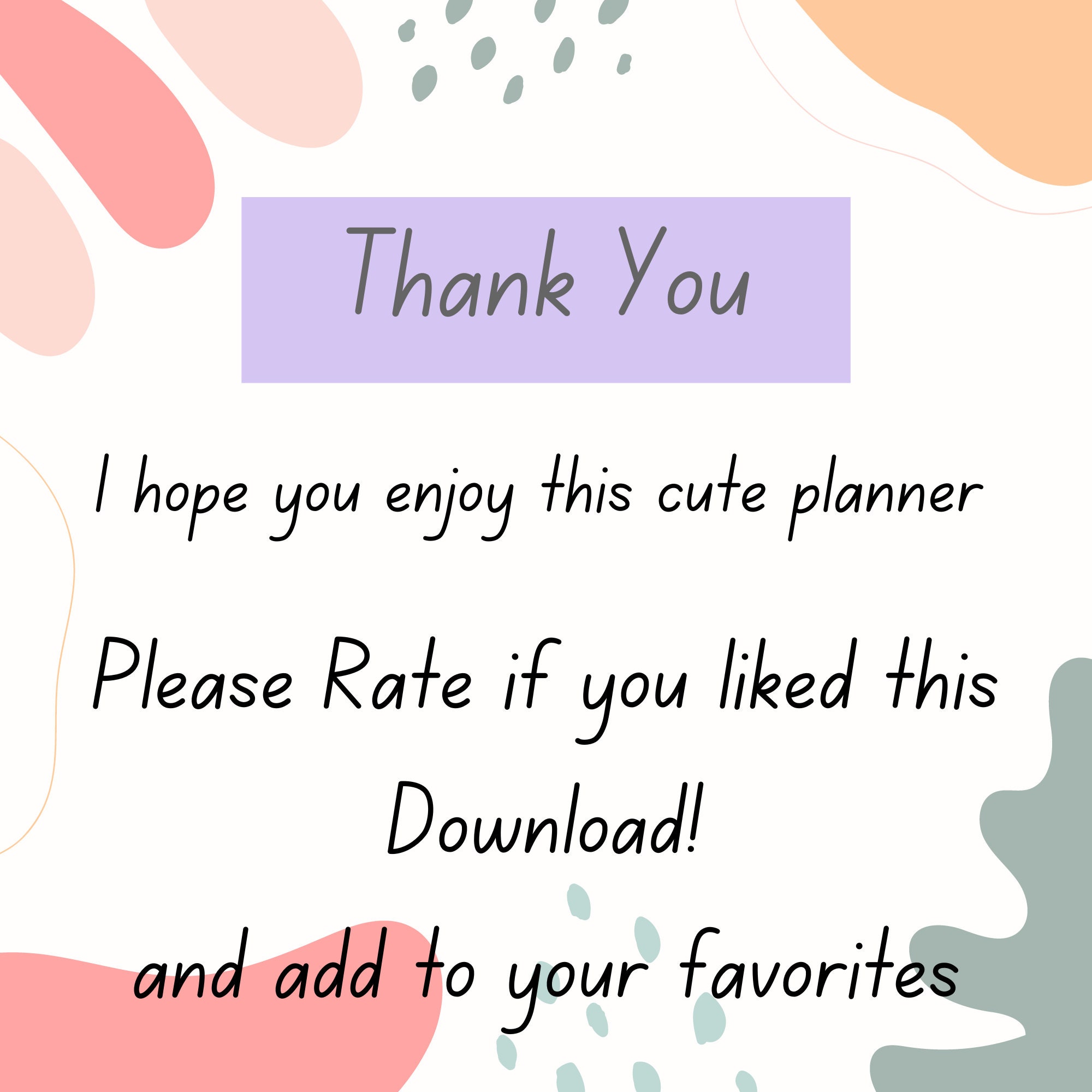 Printable Daily Planner Fun Daily Planner Colorful Daily - Etsy
