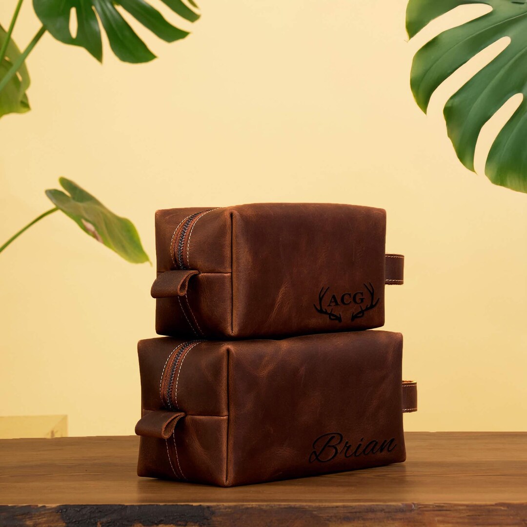 Dopp Kits for Him Boyfriend, Christmas Gifts for Dad, Handmade Gifts ...