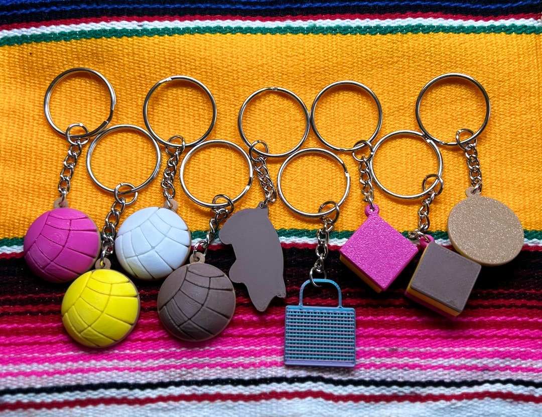Mexican Pan Dulcé Keychain - Etsy