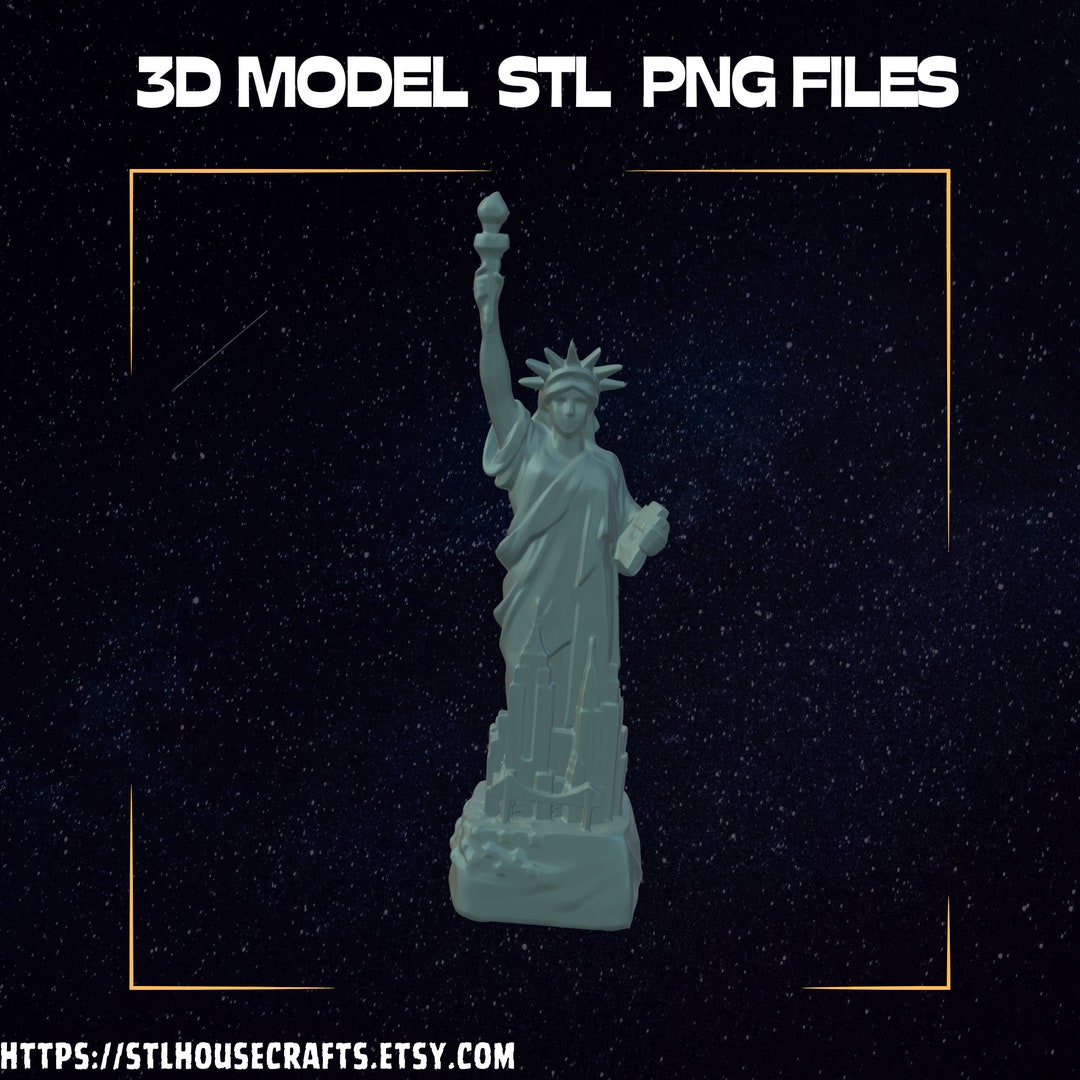 Statue of Liberity,printable STL File,home Decoration With 3D Print ...
