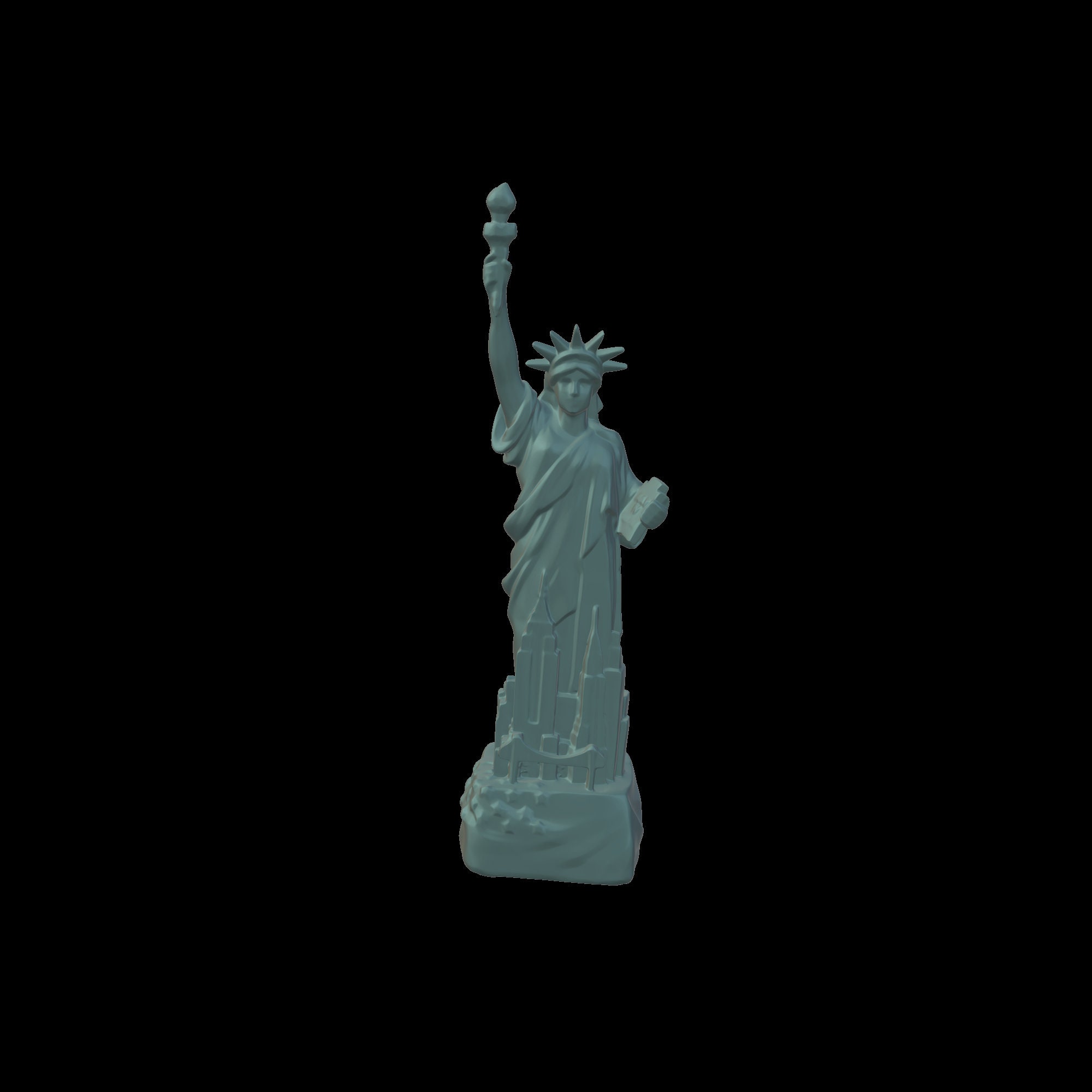 Statue of Liberity Printable STL File,home Decoration With 3D Print ...