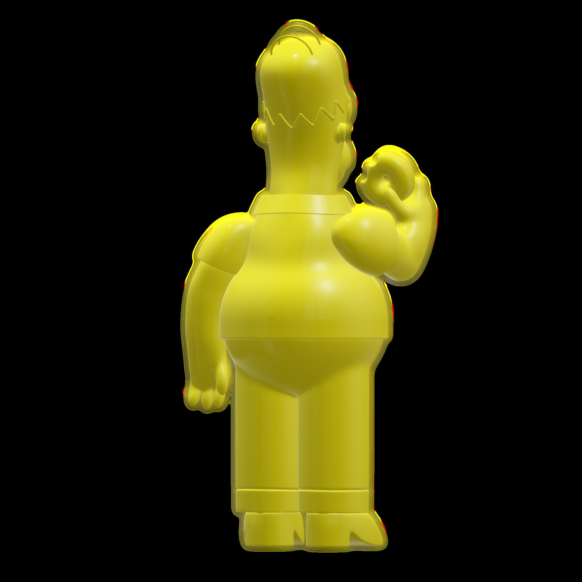 Homer Simpson STL File: 3D Printing Model (digital Download) - Etsy