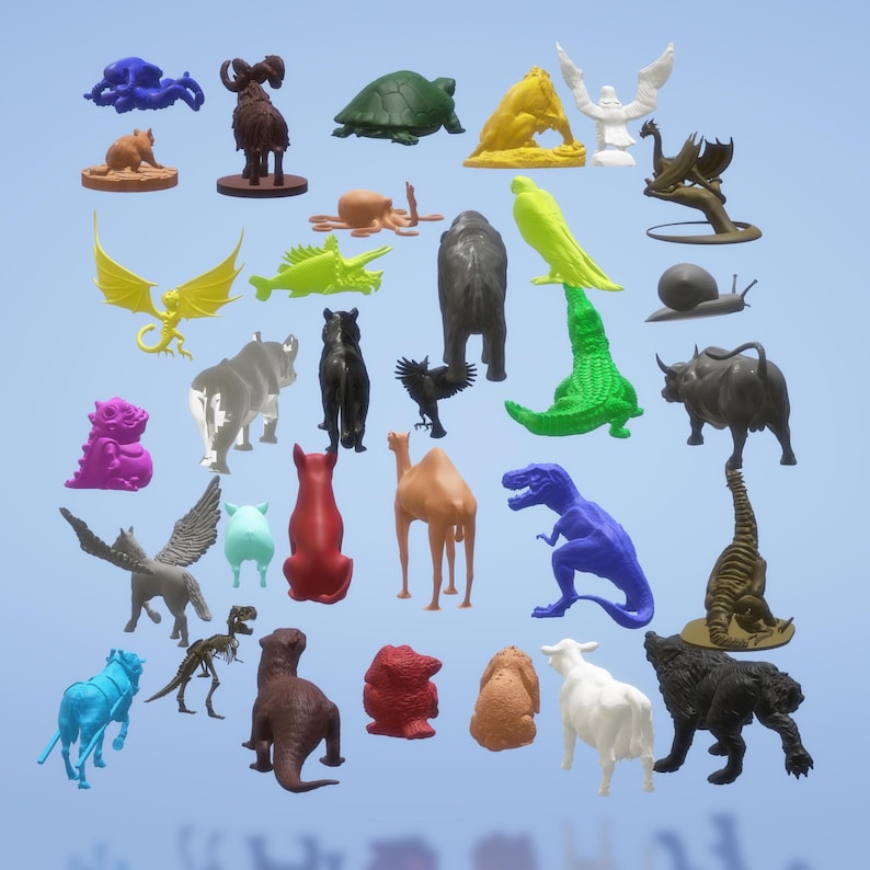 300 Animal STL Files – Safari, Zoo & Jungle 3D Print Models (digital ...