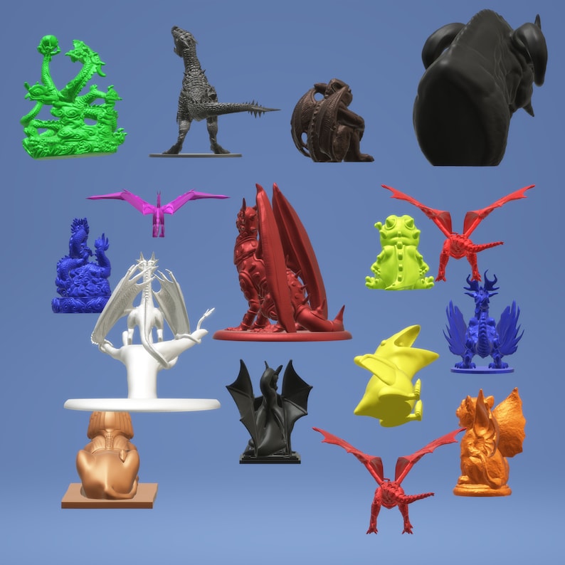300 STL Printable 3D Safari Animal Heads STL Pack Create Stunning Home ...