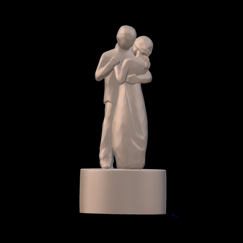 Hugging Couple STL File: 3D Print Model (digital Download) - Etsy