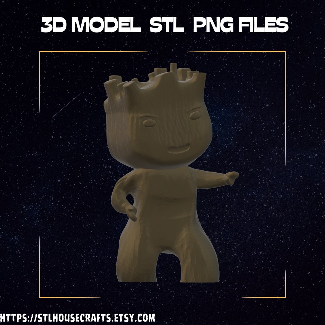 Baby Groots Bundle,stl File,printable Stl,file for 3D Printers,home ...
