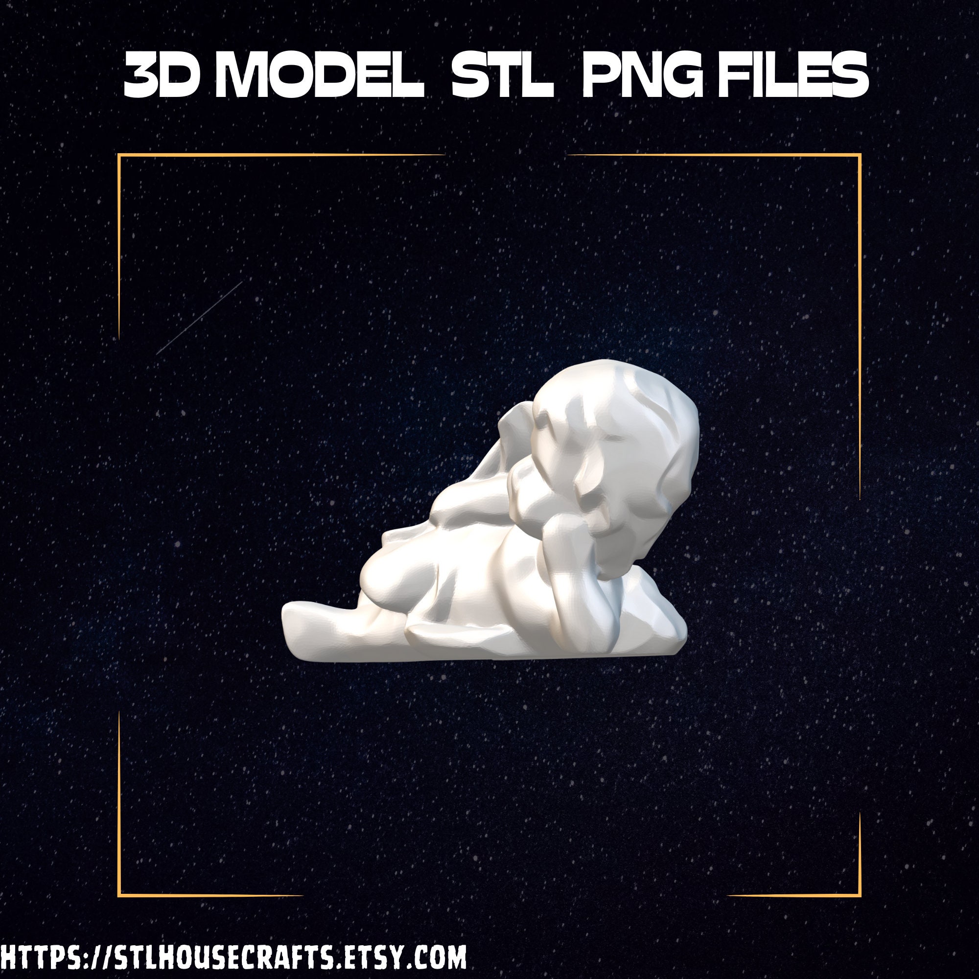 High Quality Baby Angle Model Stl,printable Stl,scan File for 3D ...