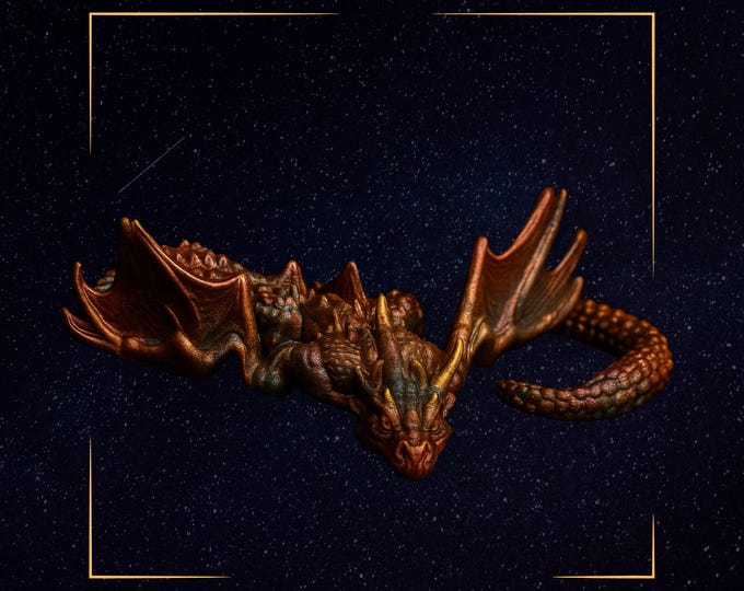 Articulated Dragon STL: Poseable 3D Printable Model (digital Download ...