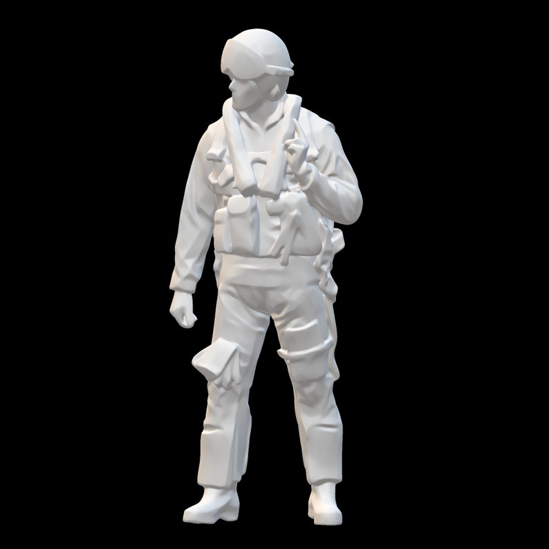 Army Pilot STL File: High Detail 3D Print Model (digital Download ...
