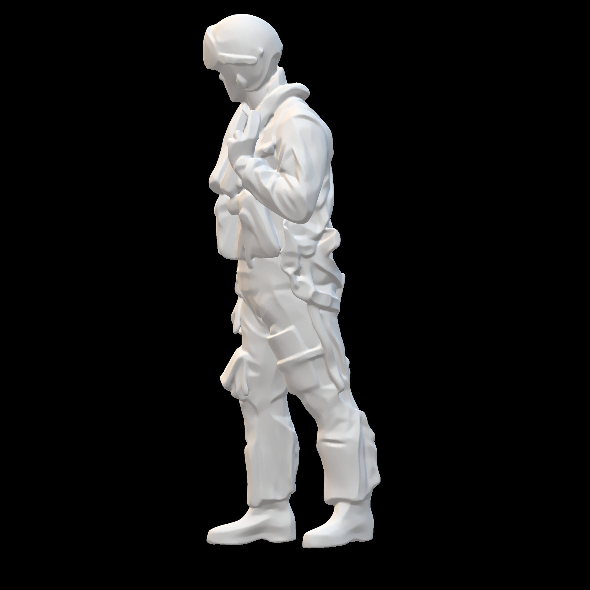 Army Pilot High Detail STL Printable Scan File for 3D Printers Stl ...