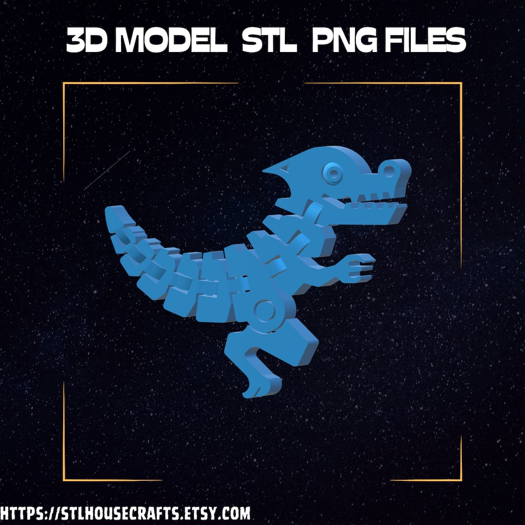 3D Print Flexible Stl File,articulated,dragon Keychain,cute Flexi Print ...