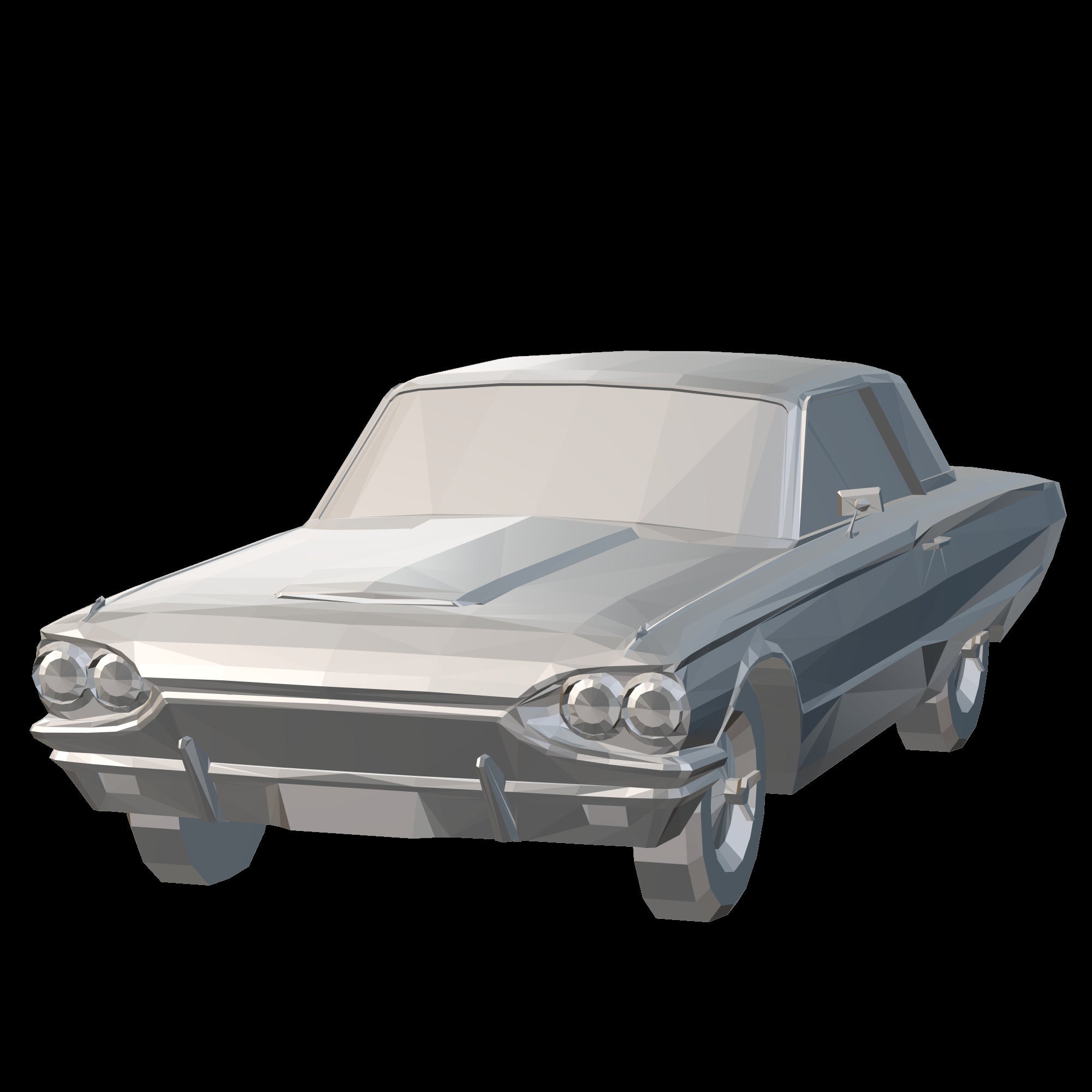 American Classic Car STL Bundle – Vintage Muscle Car 3D Print Models ...