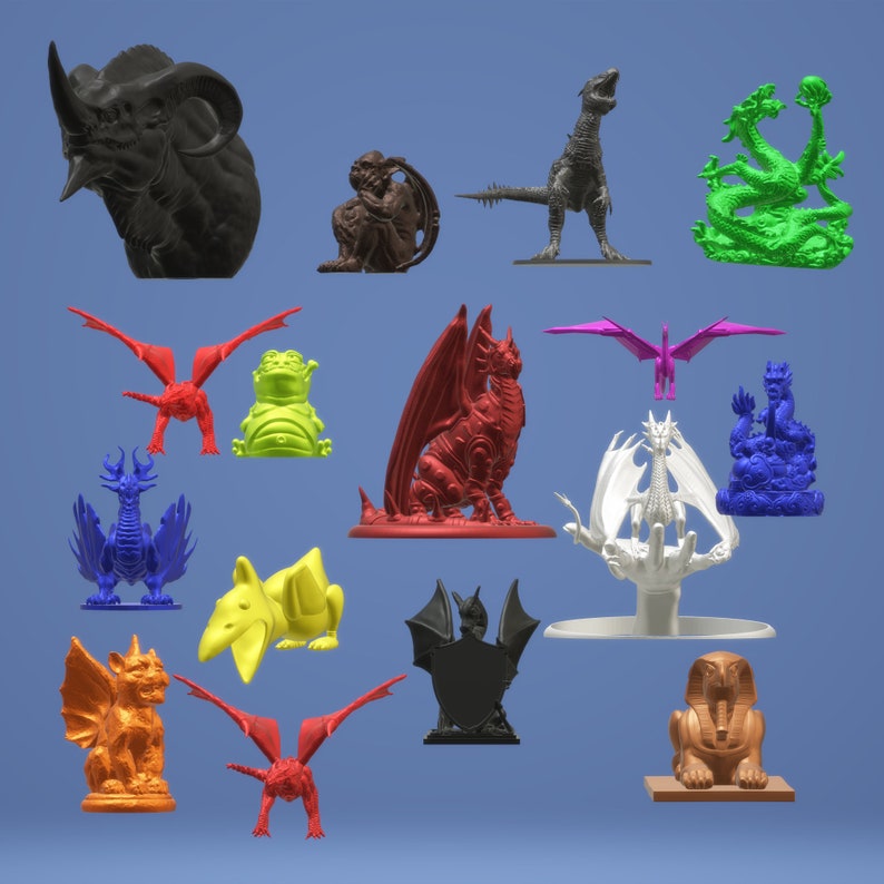300 STL Printable 3D Safari Animal Heads STL Pack Create Stunning Home ...