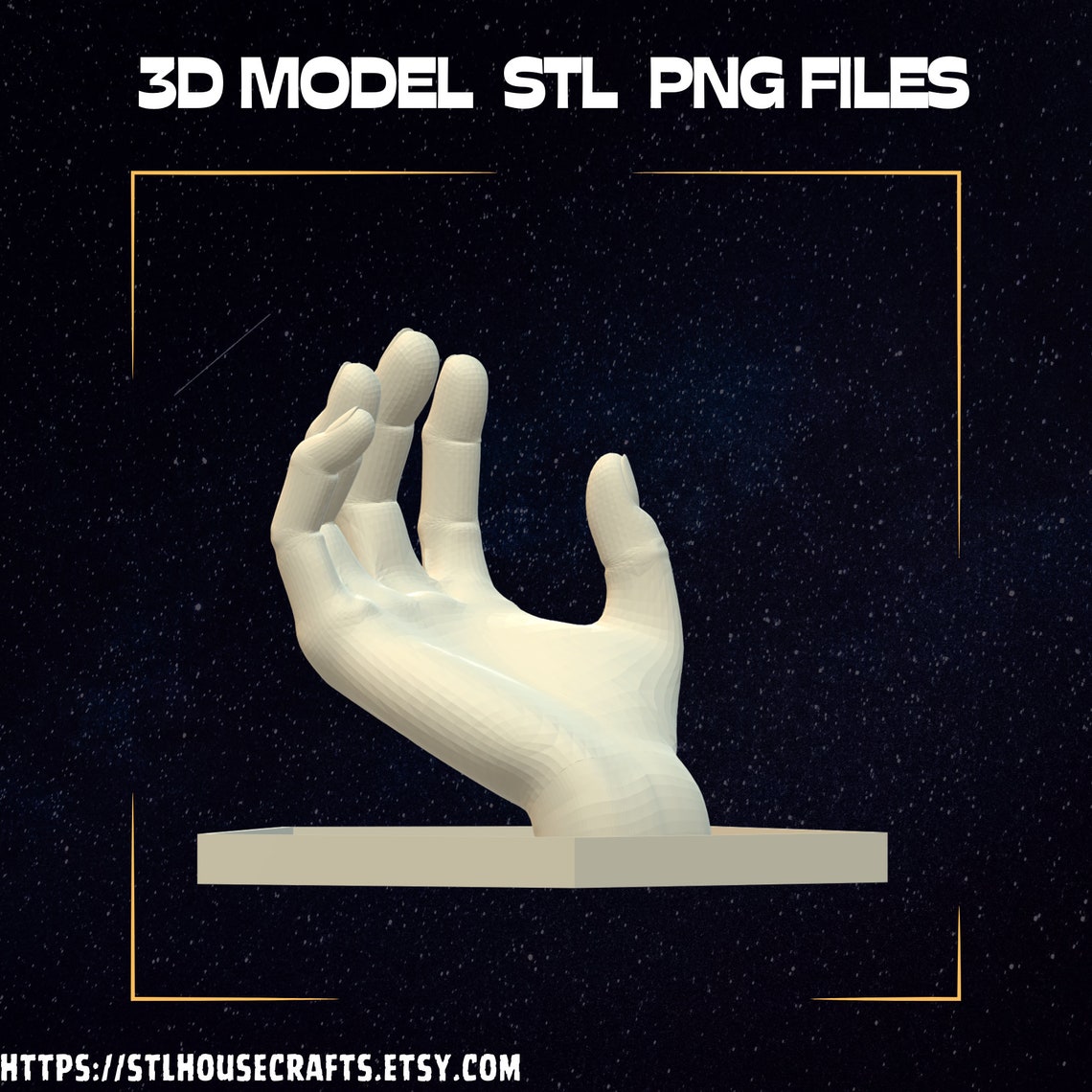 Ring Holder Hand STL File Realistic Hand Jewelry Holder Stl 3d Printing ...