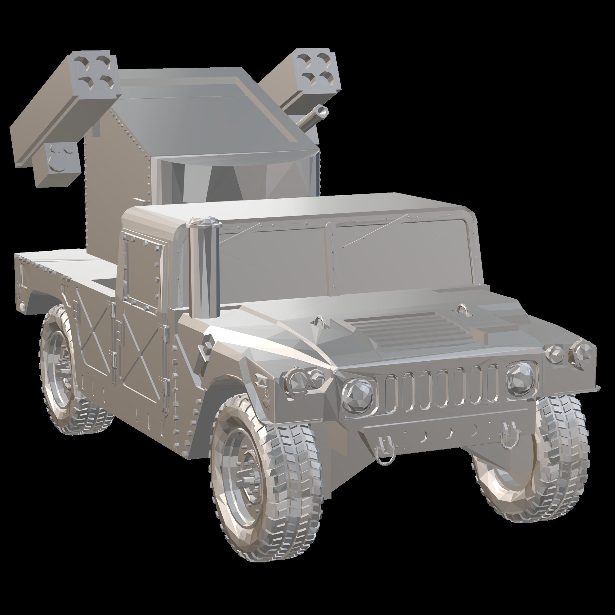 25 Military Vehicle STL Files: 3D Tank & Unimog Models (printable File ...