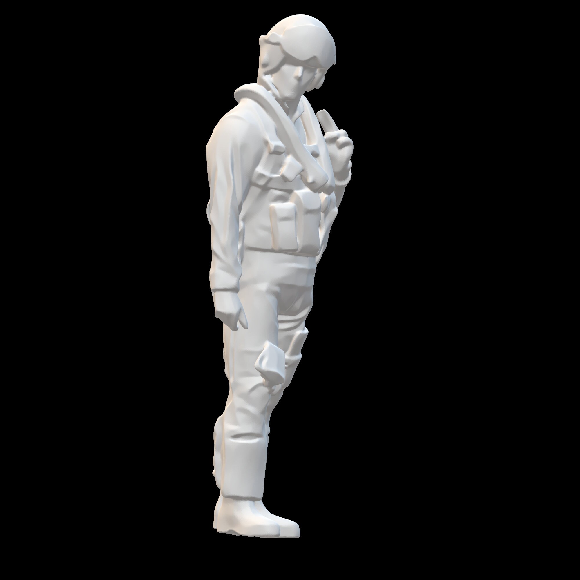 Army Pilot High Detail STL Printable Scan File for 3D Printers Stl ...