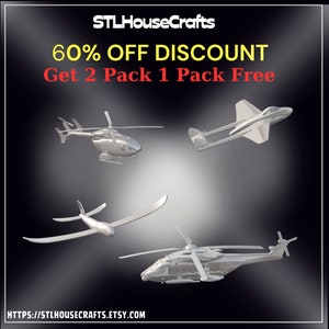 Army Plane STL Files: 3D Print Aircraft Collection (digital Download ...