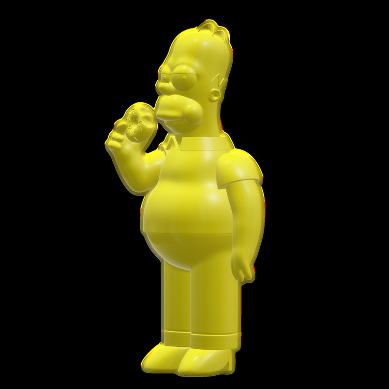 Homer Simpson STL File: 3D Printing Model (digital Download) - Etsy