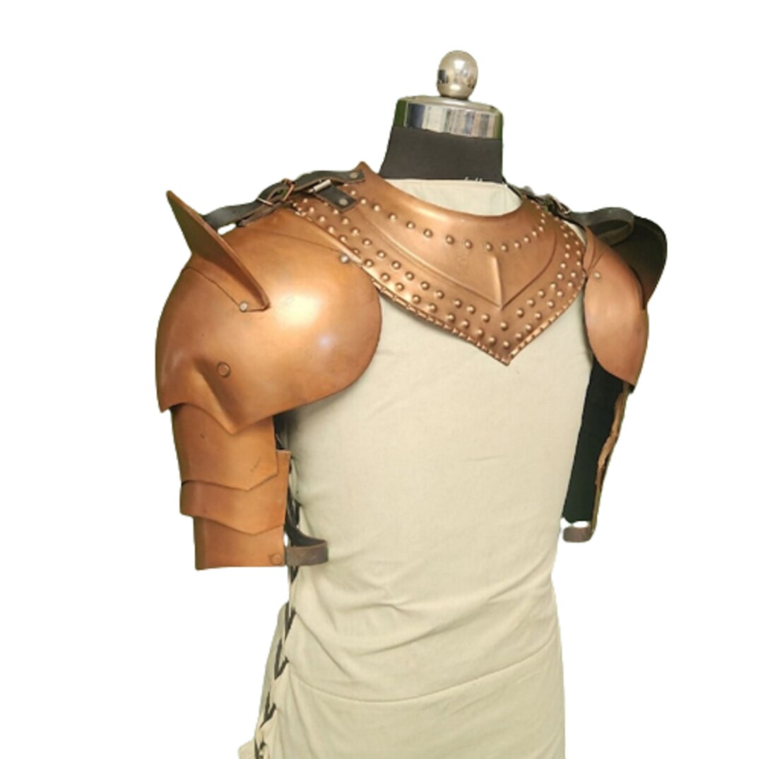 Medieval Gorget Spaulders Arm Set Shoulder Set Battle - Etsy
