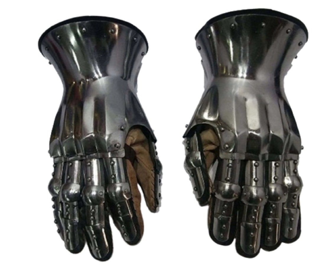 Medieval Gauntlets Functional Large Gauntlets 16G Steel - Etsy