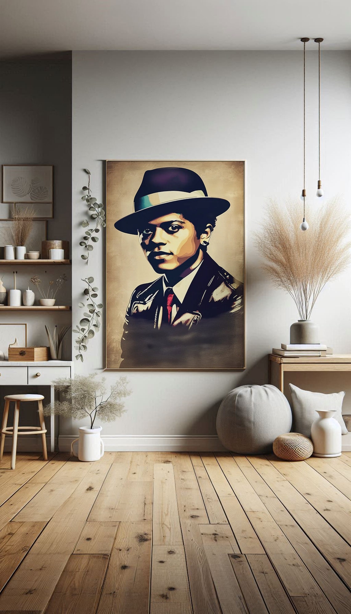 Stunning Bruno Mars Digital Wall Art, Bruno Mars Poster Printable ...