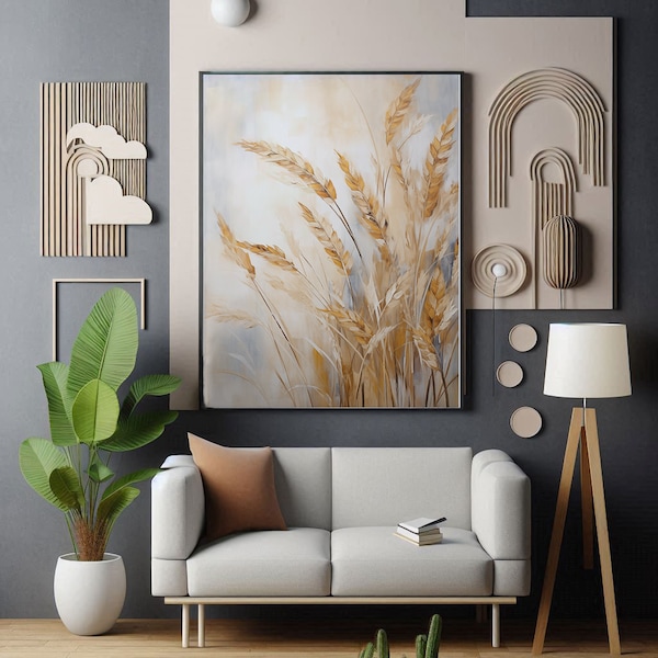 Wheat Wall Art - Etsy