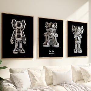 Kaws, Kaws Poster, Kaws Print, Kaws Wall Art, Hypebeast, Kaws Gift ...