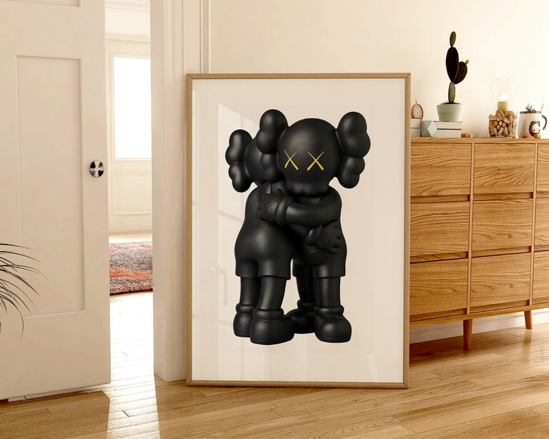 KAWS Poster Set of 3, Printables Minimalist Hypebeast Kaws Figure ...
