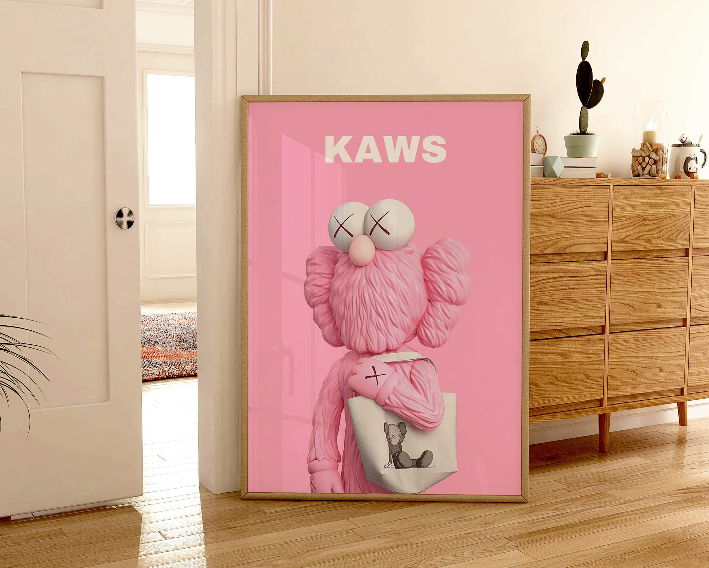 KAWS Poster Set of 3, Printables Minimalist Hypebeast Kaws Figure ...