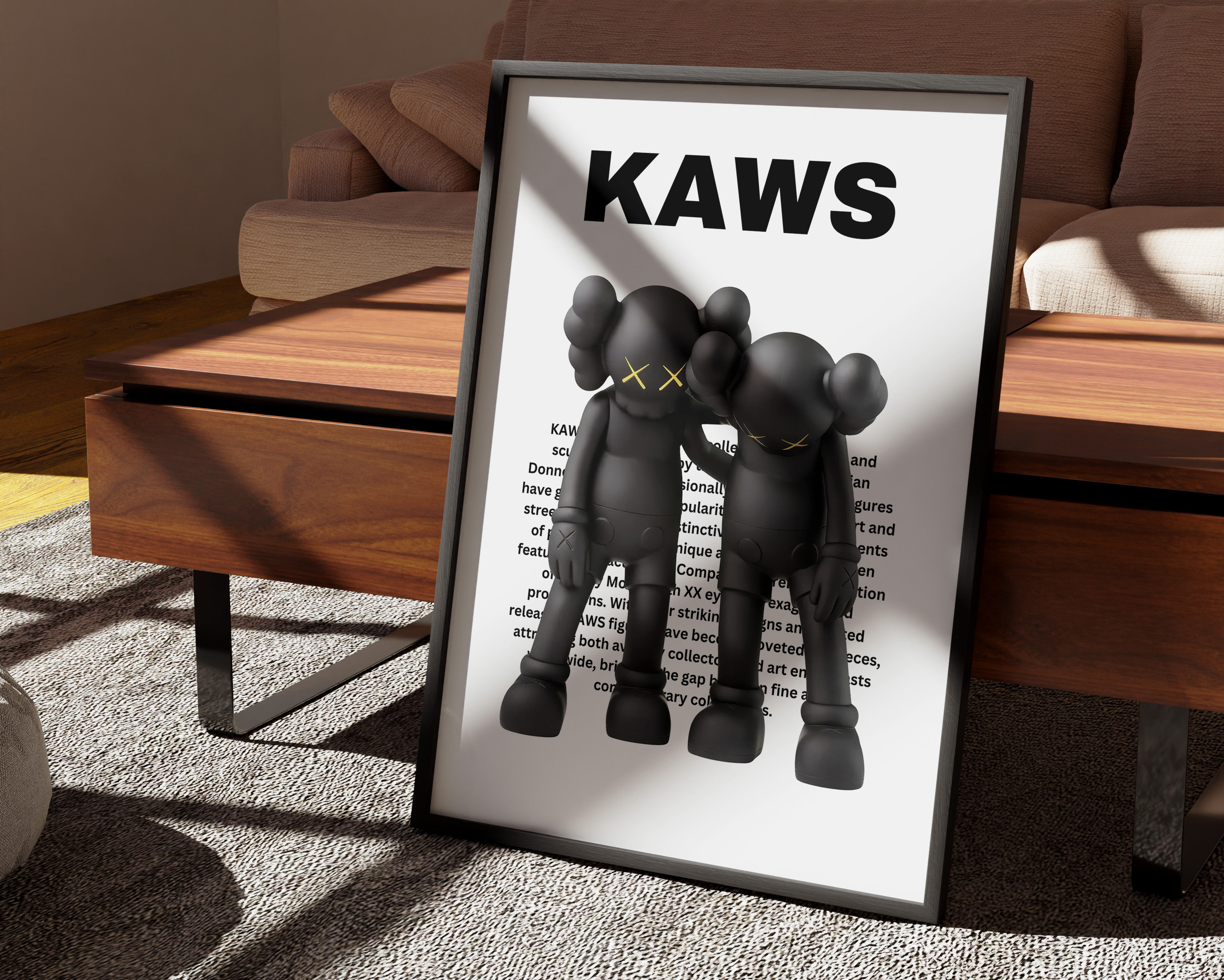 KAWS Poster Set of 3, Printables Minimalist Hypebeast Kaws Figure ...